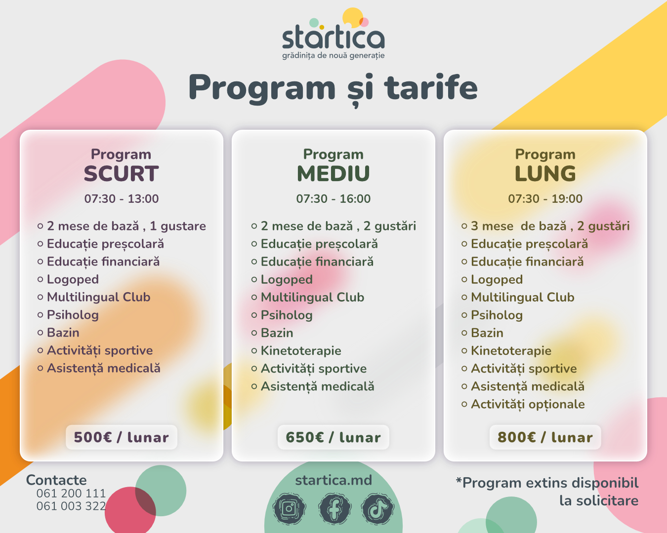 Grădinița Startica - Educație modernă și activități inovatoare pentru copii